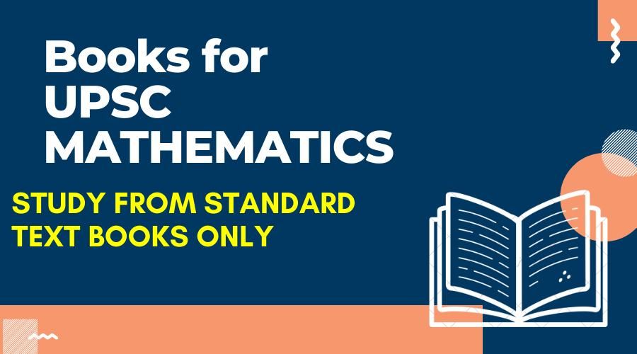 Books for upsc maths